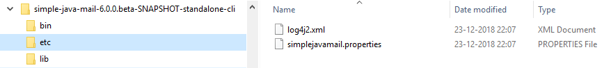 Simple Java Mail - CLI